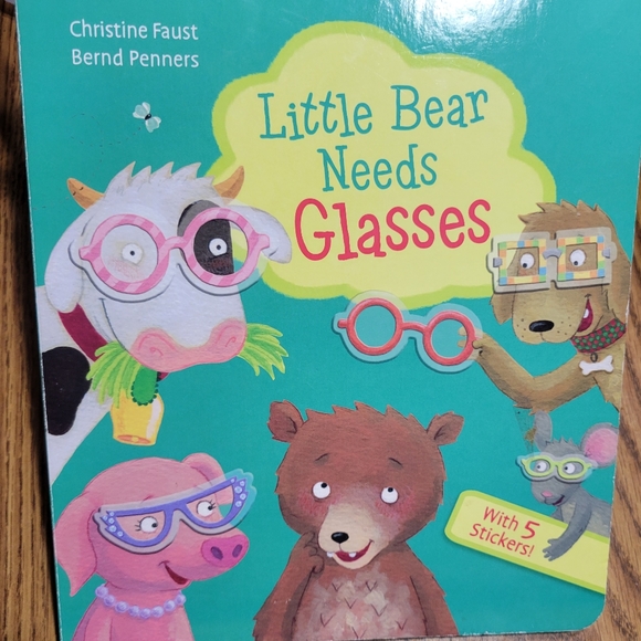 usborne | Other | Little Bear Needs Glasses Board Book | Poshmark